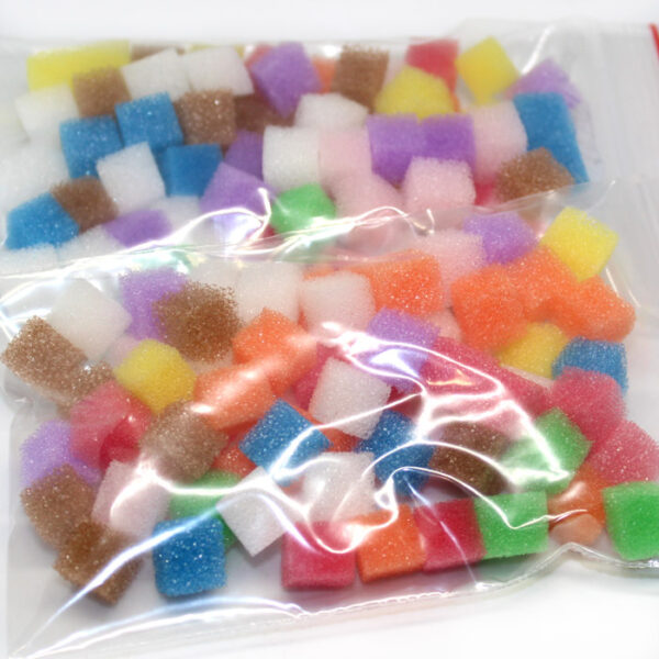 Colourful Foam Cubes for slime available to buy south africa